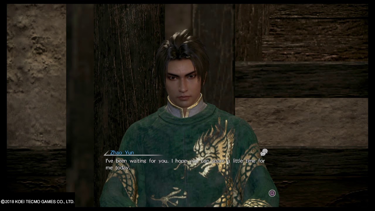 DYNASTY WARRIORS 9, informal clothes zhao yun (training, defeat him in ...