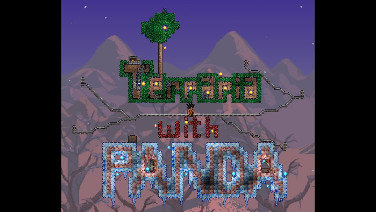 Terraria With Panda-#14: I'm in Space - YouTube