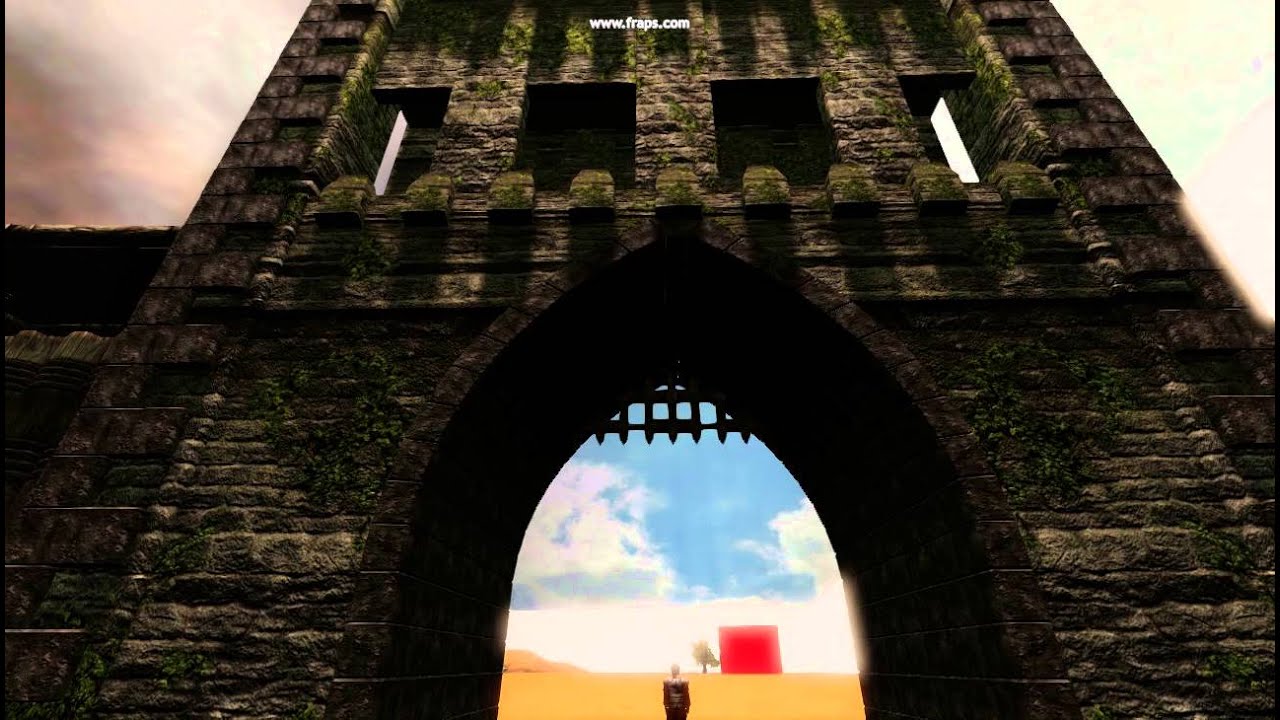 Stone Gatehouse animation (Work In Progress) - YouTube