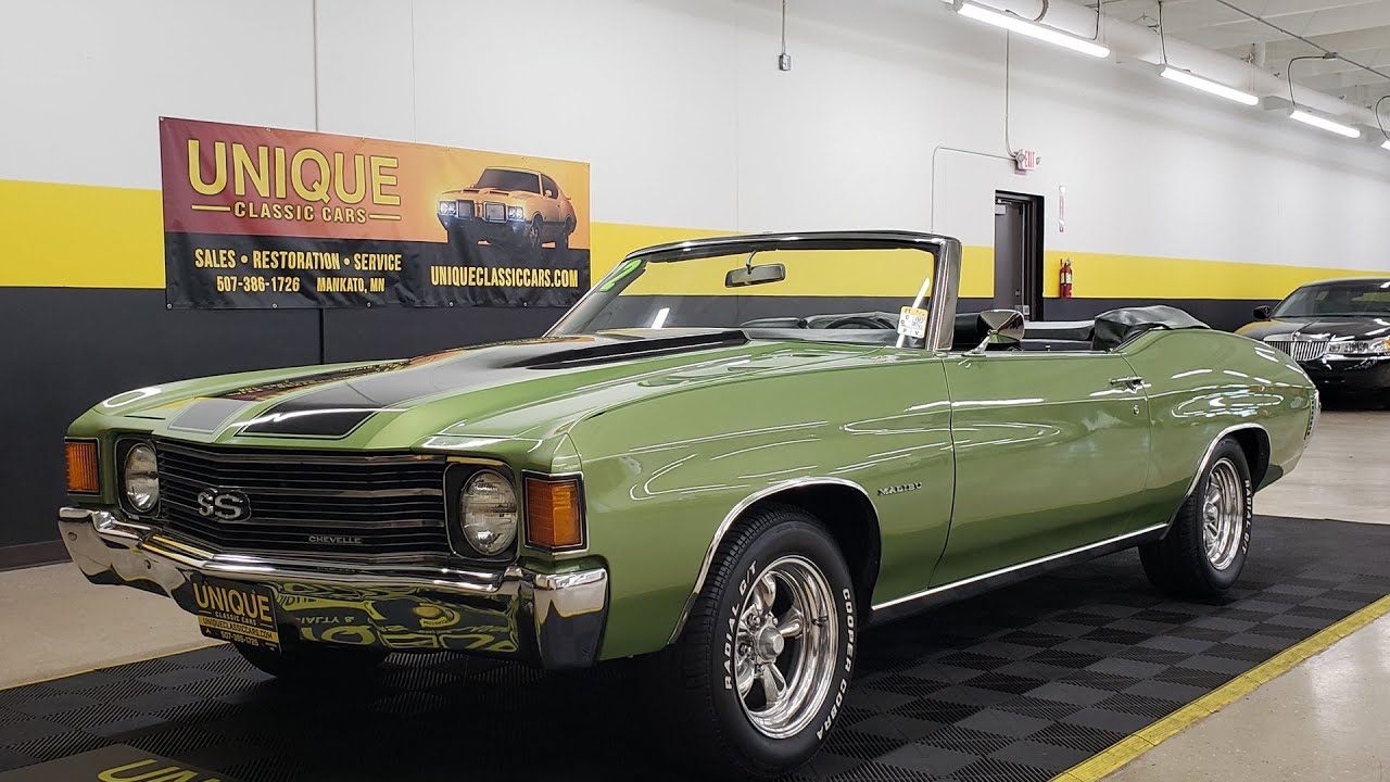 1972 Chevrolet Chevelle Malibu Convertible | For Sale - $59,900 - YouTube