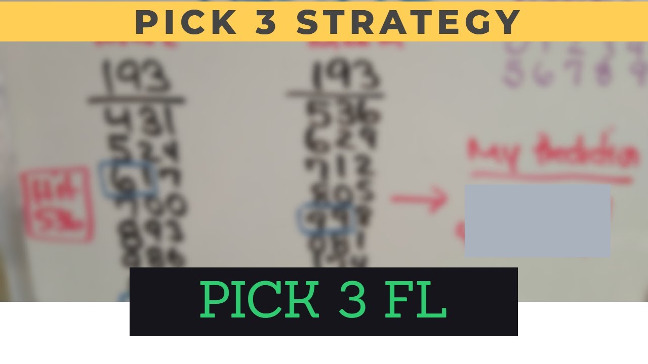 Pick 3 Florida | Prediction 10/22/21 Midday - For entertainment ...