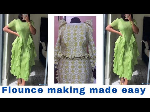 DIY Flounce Tutorial – Perfect for Dresses & Skirts - YouTube
