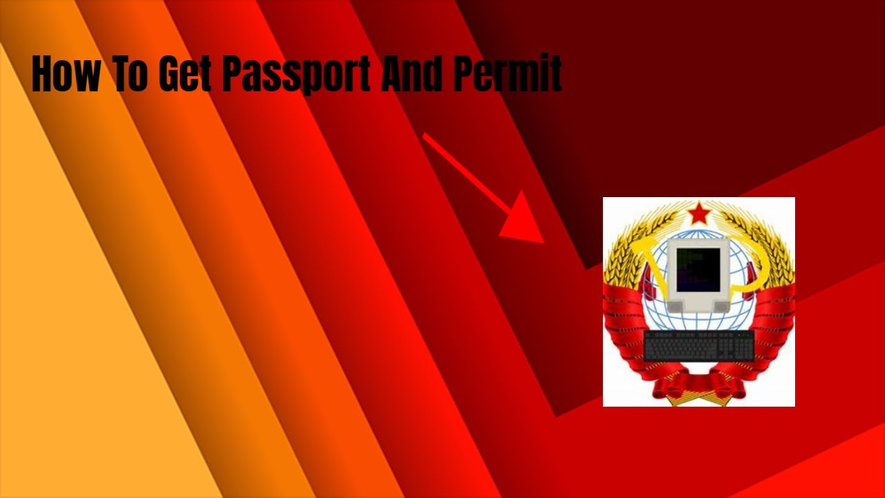 How To Get PASSPORT And PERMIT In Papers Pls! - YouTube