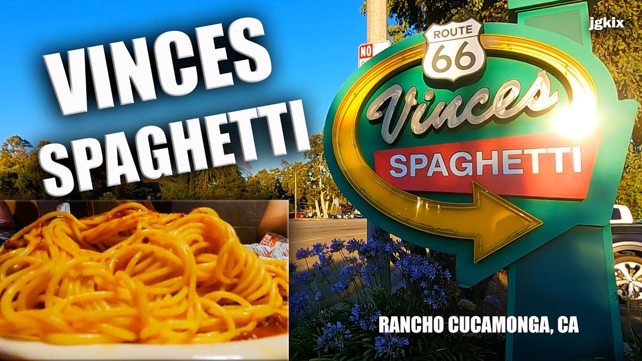 Vince's Spaghetti Rancho Cucamonga, CA - YouTube