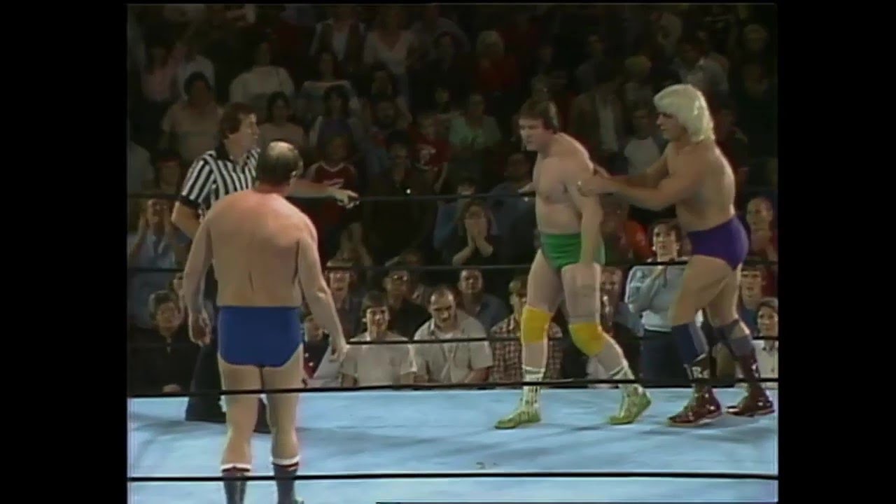 Ric Flair, Roddy Piper & Mark Youngblood Vs Dick Slater, Dory Funk Jr ...