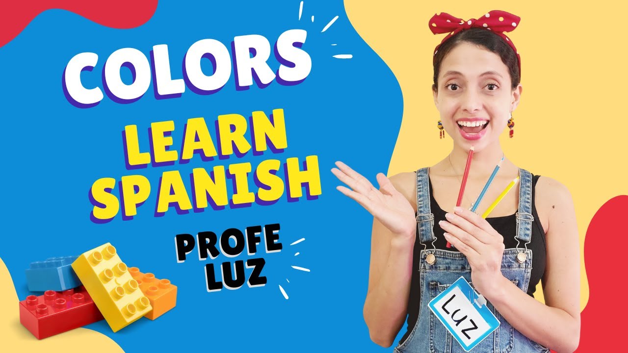 7💛Colors in Spanish Yellow, Blue and Red | #spanishlessons # ...