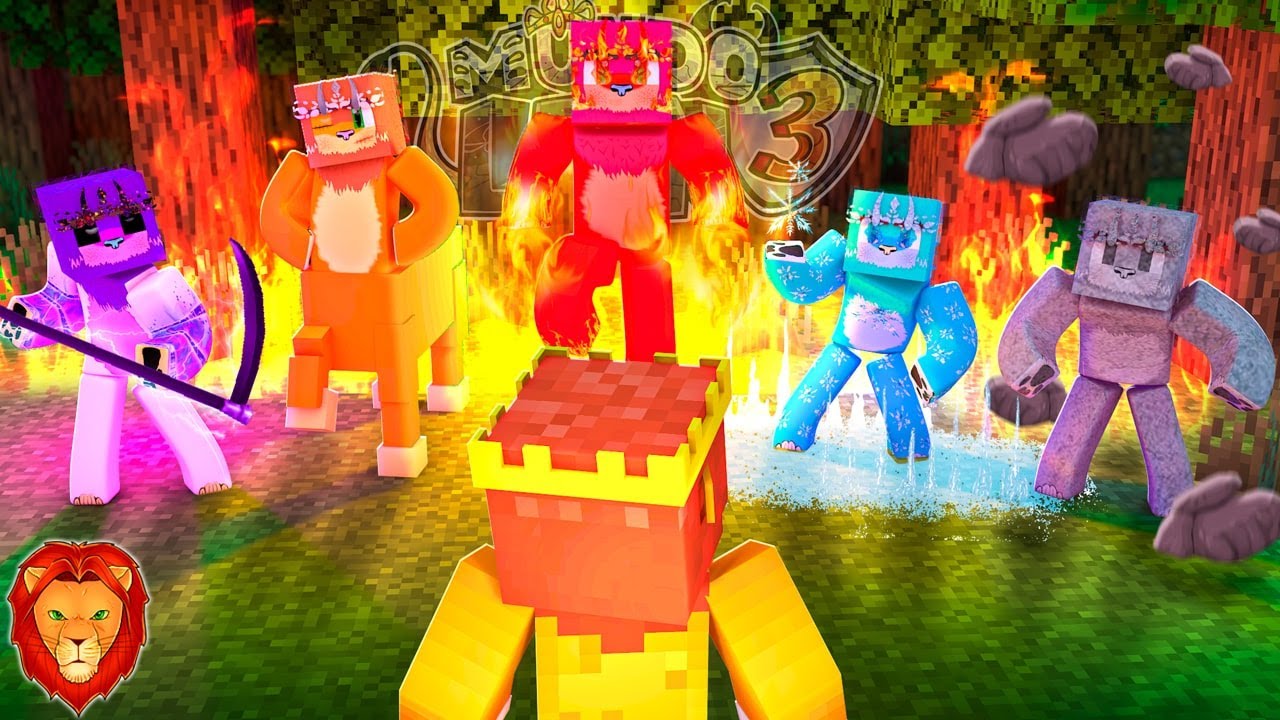 🔴 ENCONTRAMOS A LOS DIOSES 👼 DE MINECRAFT | MUNDO LEON 3 #5 🦁 LEON ...