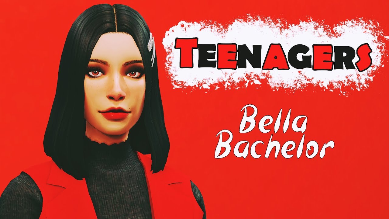Bella Bachelor 🖤 - Teen Townie Makeover - The Sims 4 - YouTube