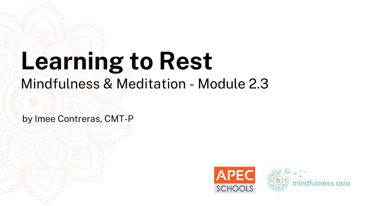 Learning to Rest - YouTube