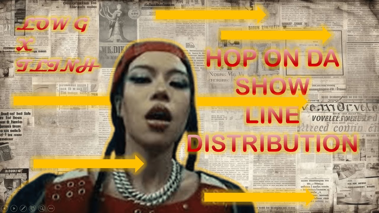 Tlinh X Low G|Hop On Da Show|Line Distribution|ElizPhia|Seun-Lyn - YouTube