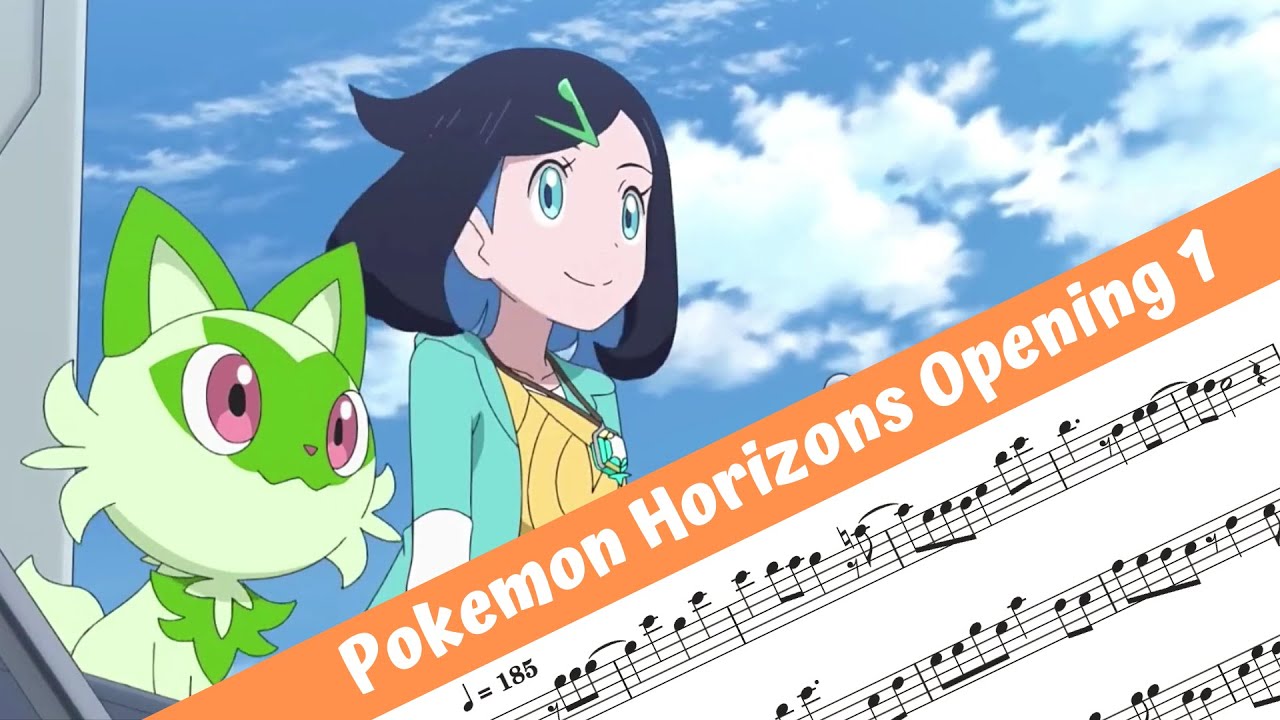 Pokemon Horizons Opening 1 (Flute) - YouTube
