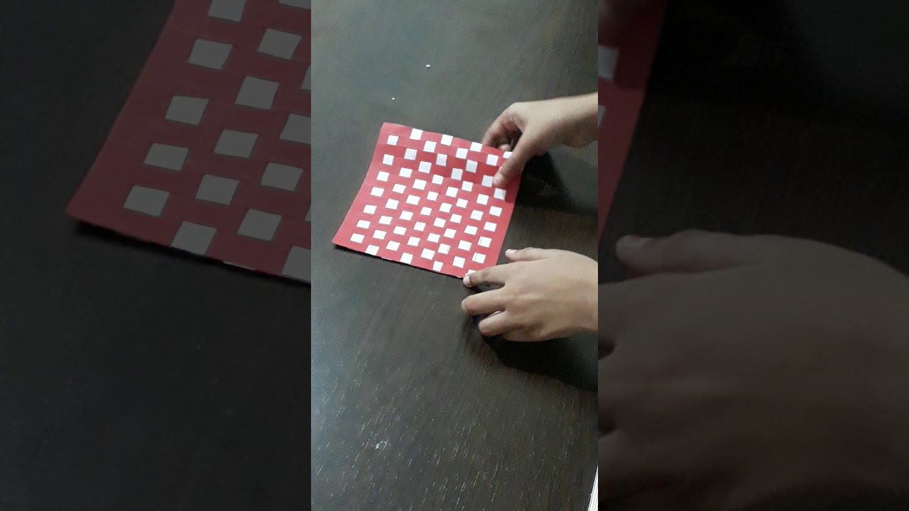 Easy paper mat making / part 3 / made by DHRUVIKA / craft with DHRUVIKA ...