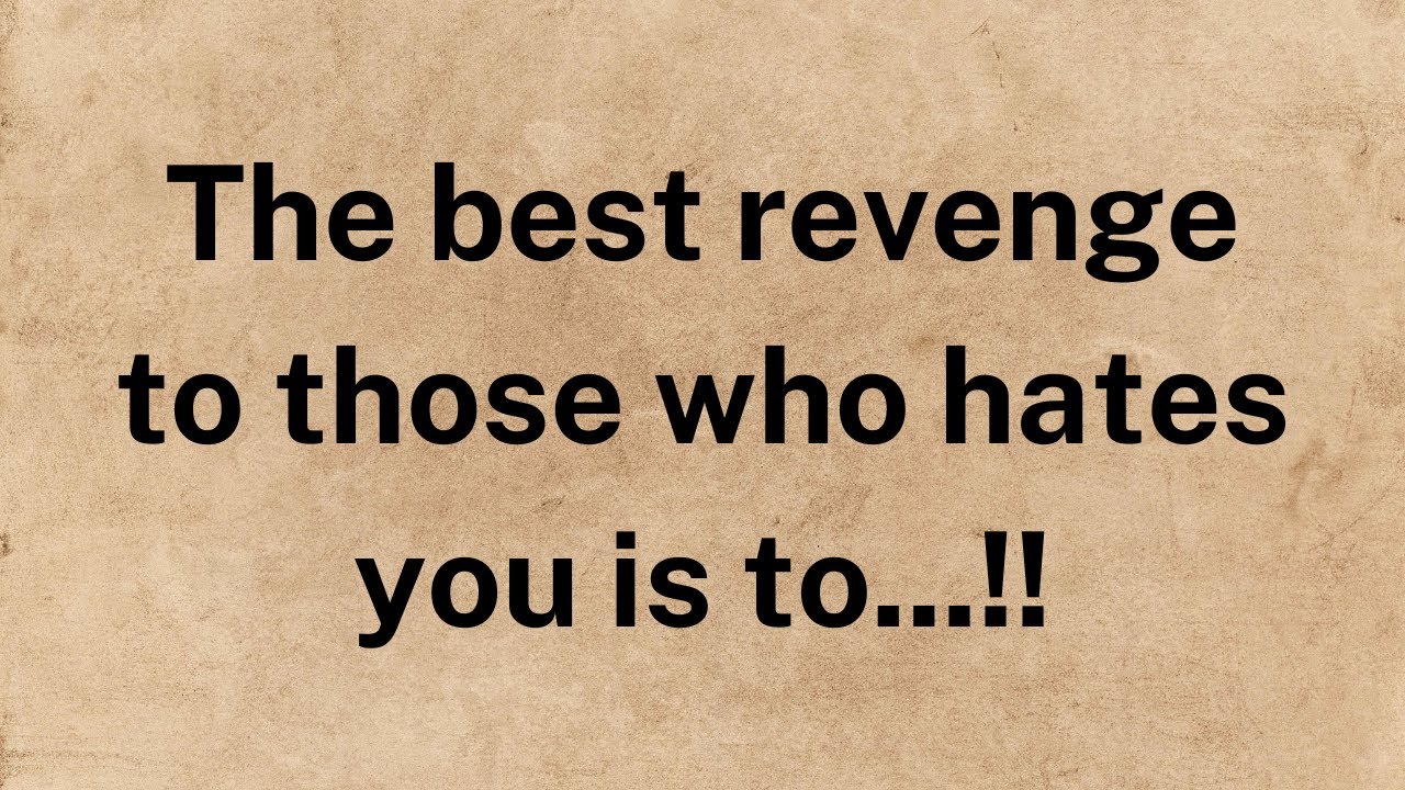 The best revenge to those who hates you is to..| Factopia Ins - People ...