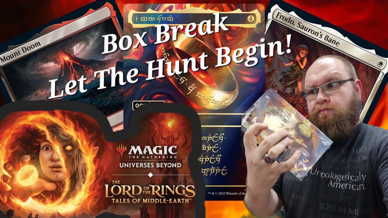Lord of the Rings MTG Box Break - YouTube