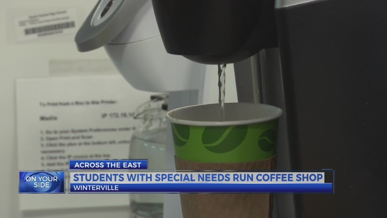 Coffee shop at South Central High teaches special needs students ...