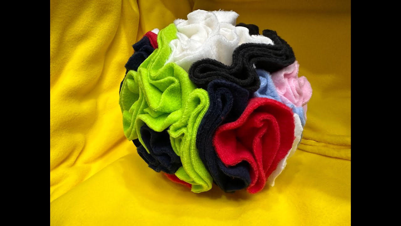How to make a pet snuffle ball - YouTube