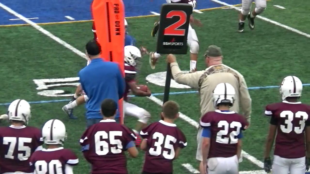 Jalen Fletcher 2018 East Hills Middle School Football Season - YouTube