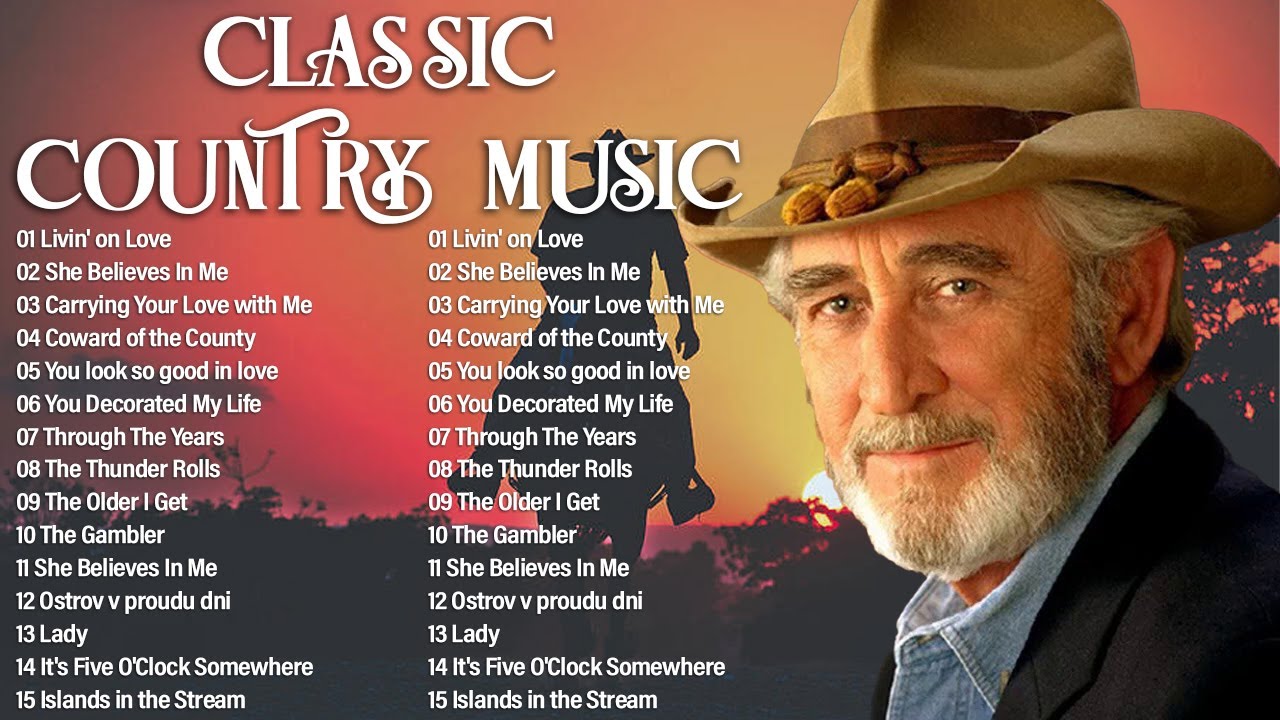 Best Classic Country Songs of All Time🎸Greatest Old Country Music Hits ...