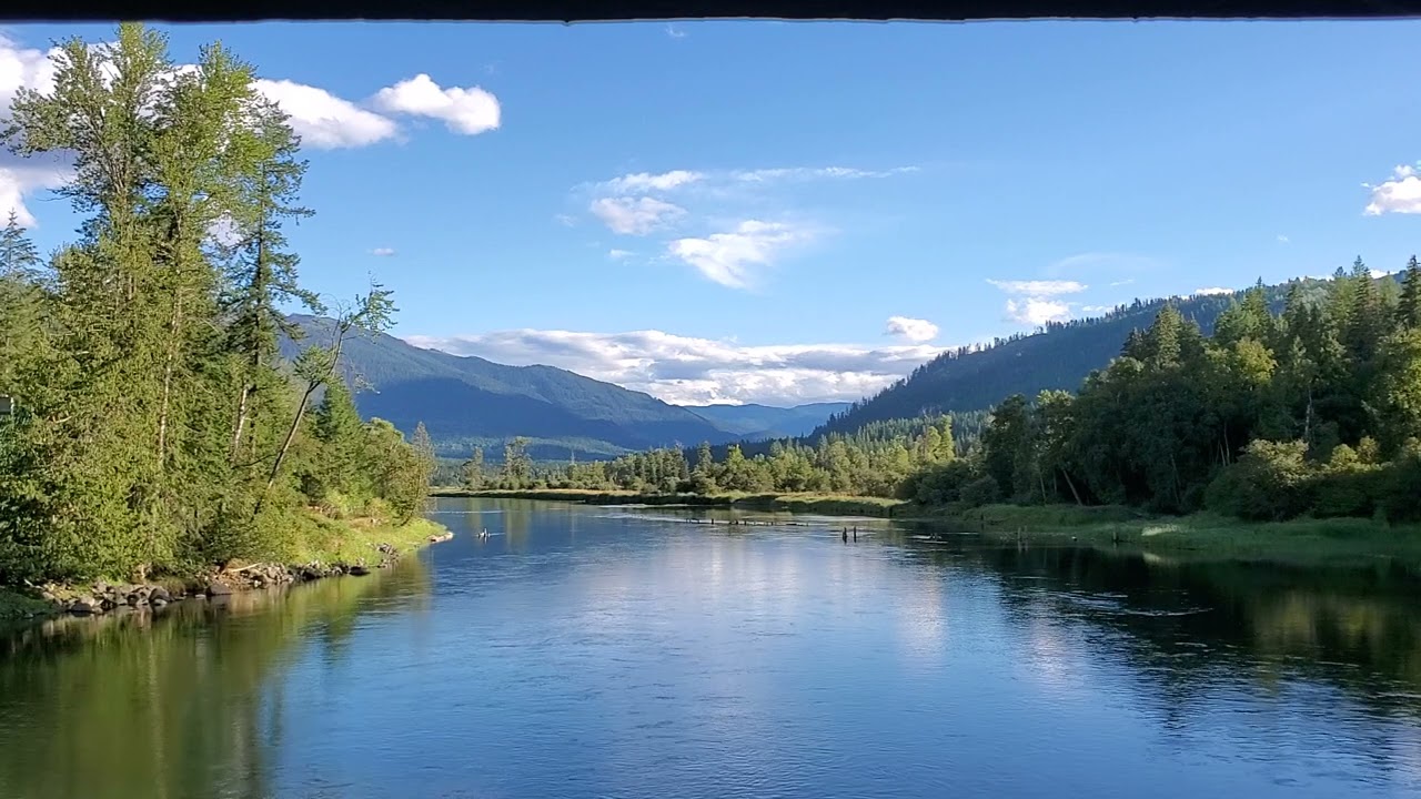 Slocan River South View | Relaxation - YouTube