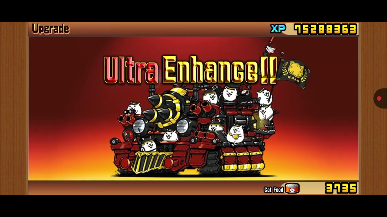 The Battle Cats - evolving Mighty Kat-a-pult to Ultra Form: Cat-10 ...