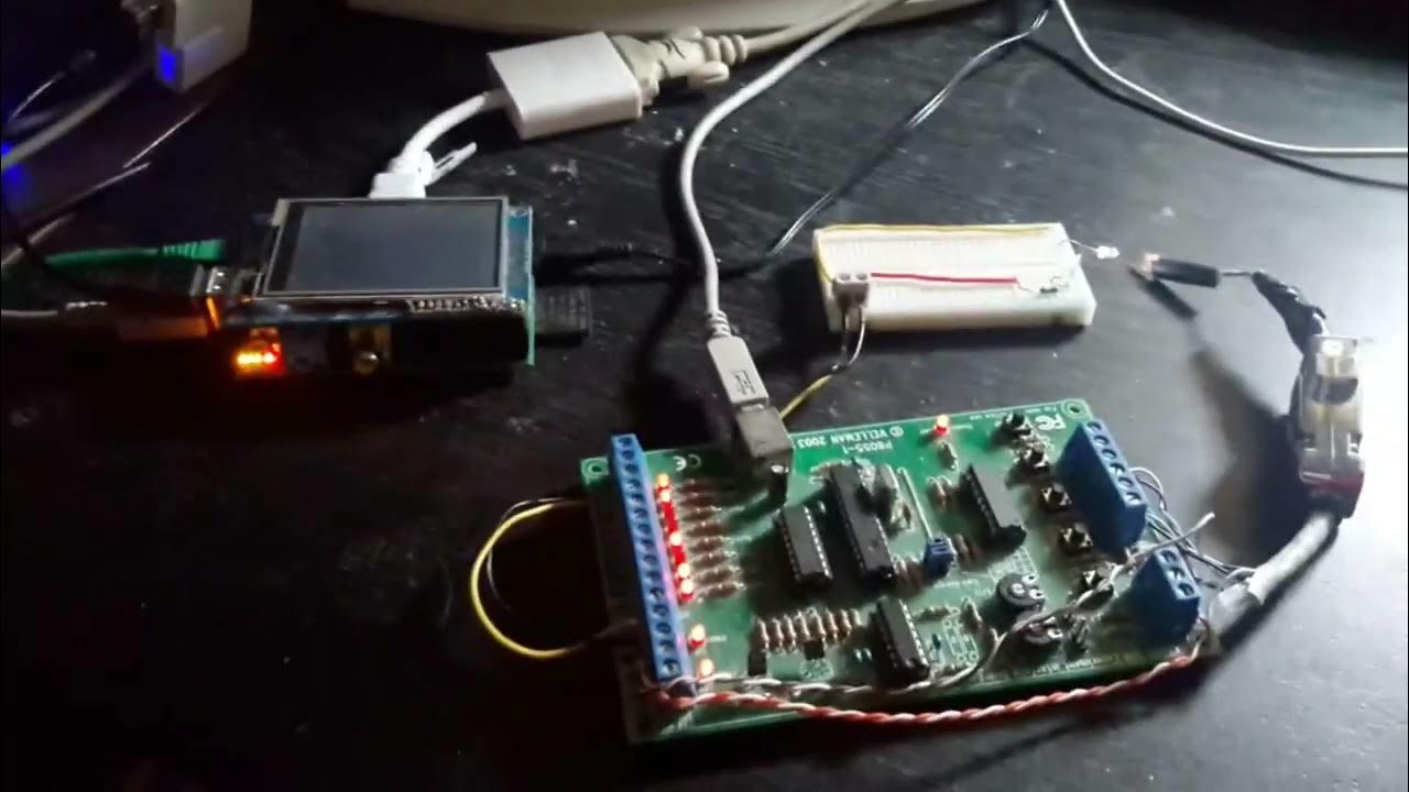 Demonstration of Raspberry Pi App for the Velleman K8055 USB development board - YouTube