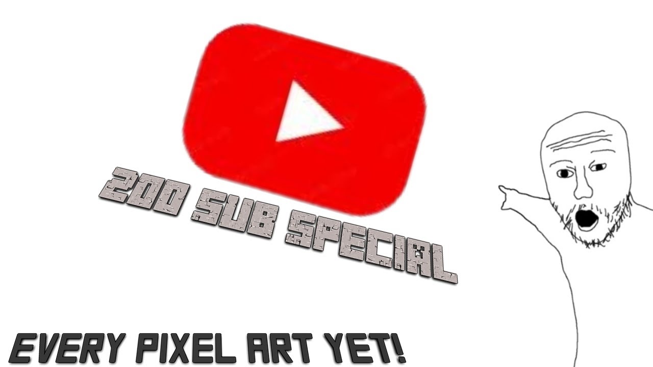 *EVERY PIXEL ART IN ONE VIDEO* 200 SUB SPECIAL - YouTube