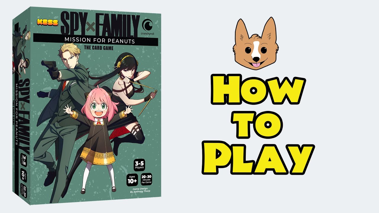 How to Play Spy x Family Mission for Peanuts The Card Game | The Game ...