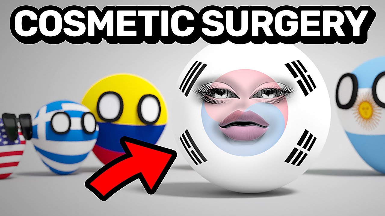 COUNTRIES SCALED BY COSMETIC SURGERY | Countryballs Animation - YouTube
