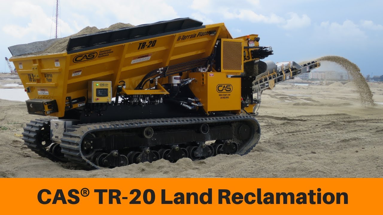 CAS TR-20 Slinger Land Reclamation - YouTube