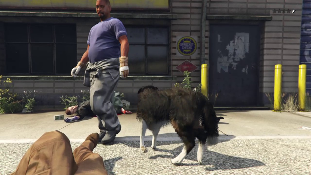 Grand Theft Auto V dog - YouTube