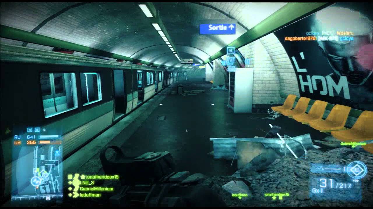 Battlefield 3 Operation Metro Conquest - YouTube