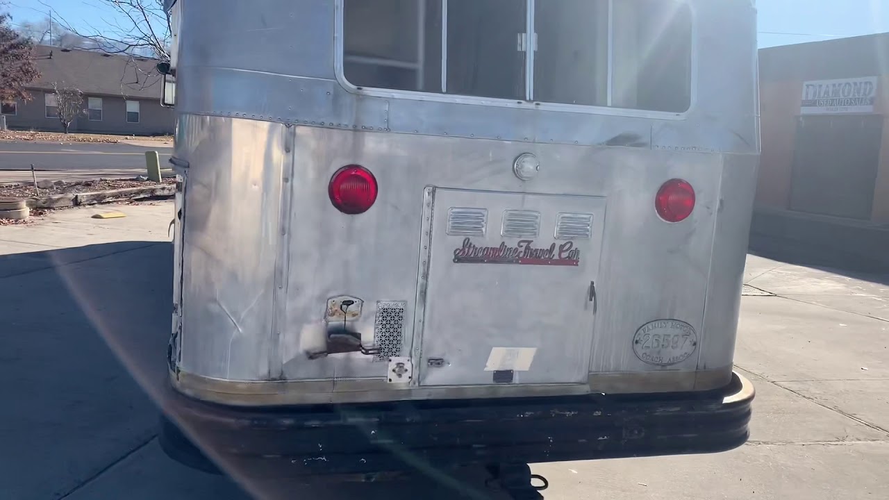 Walk true Motorhome 1965 Streamline Travel Car Aluminum Airstream ...