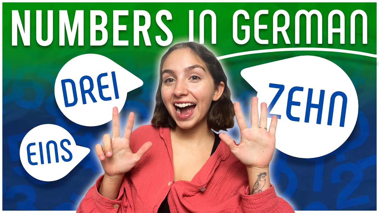 The German NUMBERS (0-100) & How to use them in real life - YouTube