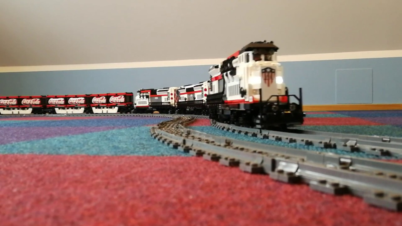 Lego Coke Train MOC 001 - YouTube