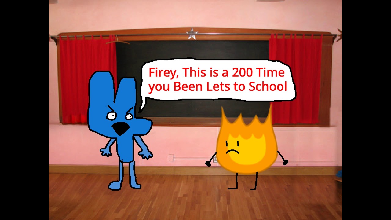 Firey Is Late to School BFDI Comic Dub - YouTube