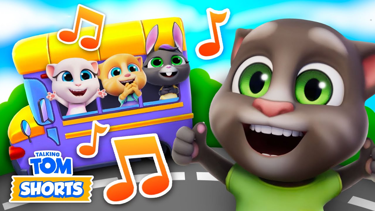  Wheels On The Bus With Talking Tom Friends Talking Tom Shorts BEST