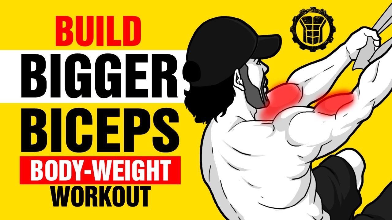 BUILD BIGGER BICEPS at Home Using Just Your Body-Weight - Peter Carvell ...