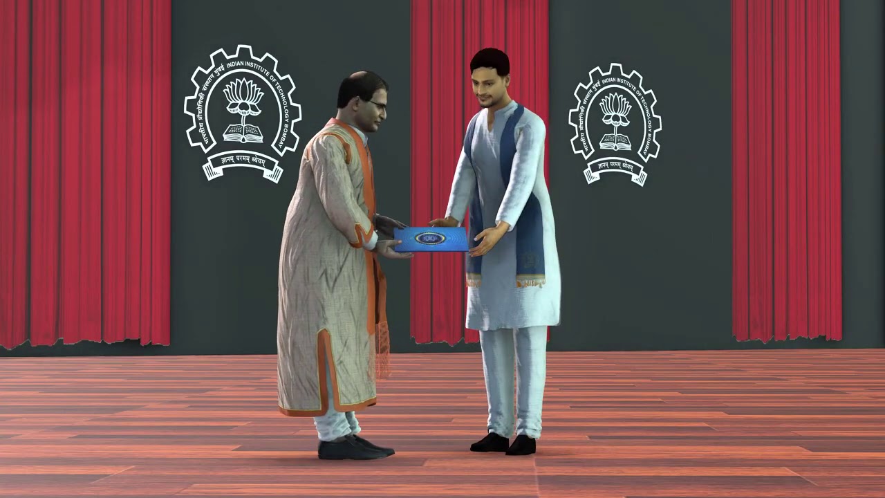 IIT Bombay's Virtual E-Convocation in Digital Avatar Animation | Kishan ...