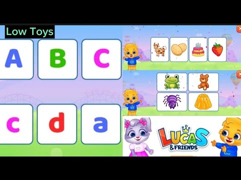 Lucas and friends.. Game videos for kids and learn ABC ALPHABET 🥰 - YouTube