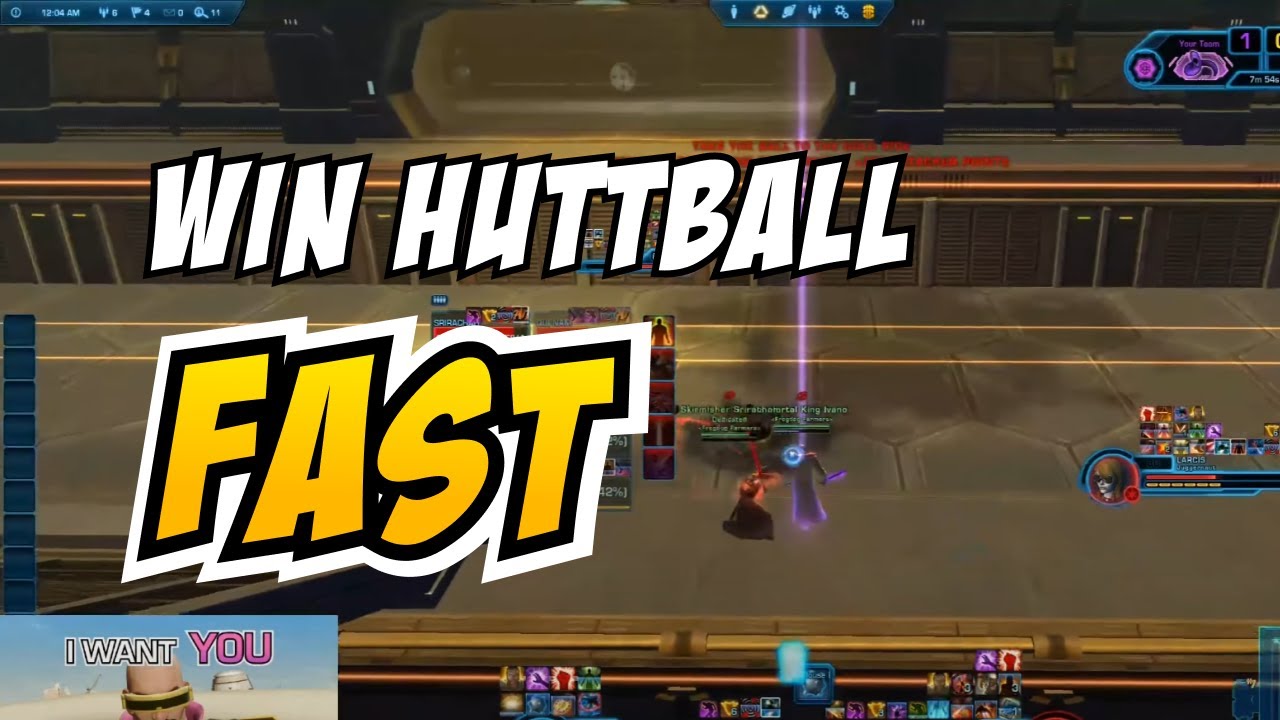 SWTOR PVP Gameplay: Winning Huttball under 4 Minutes | Rage Juggernaut ...