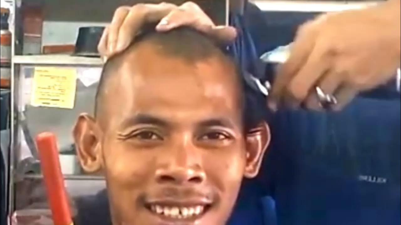 BUZZ CUT - BOTAK tanpa LICIN menggunakan GUARD NO - 1 - YouTube
