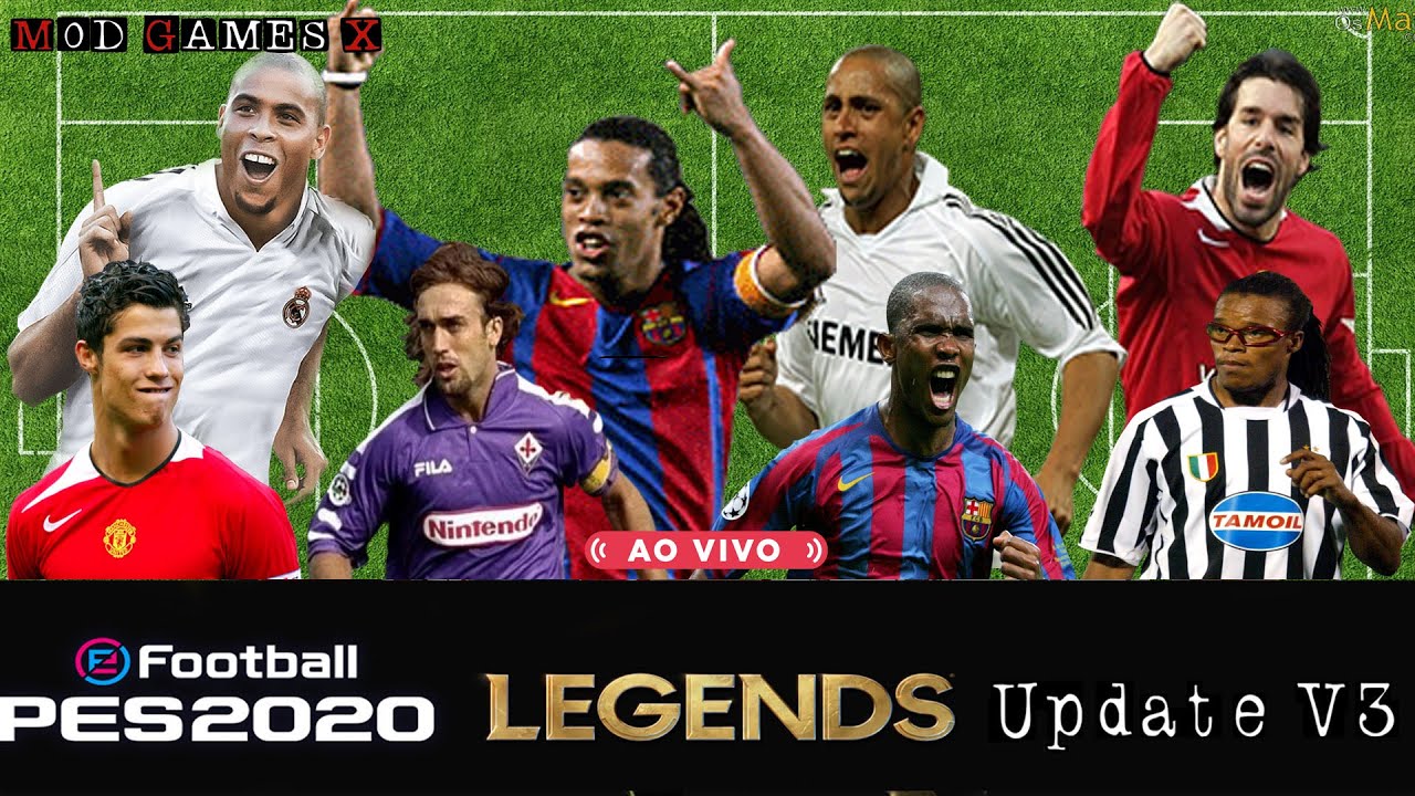 Classic patch Mod Games X PES 2020 - Legends Super PES 2020 `Update V3 ...