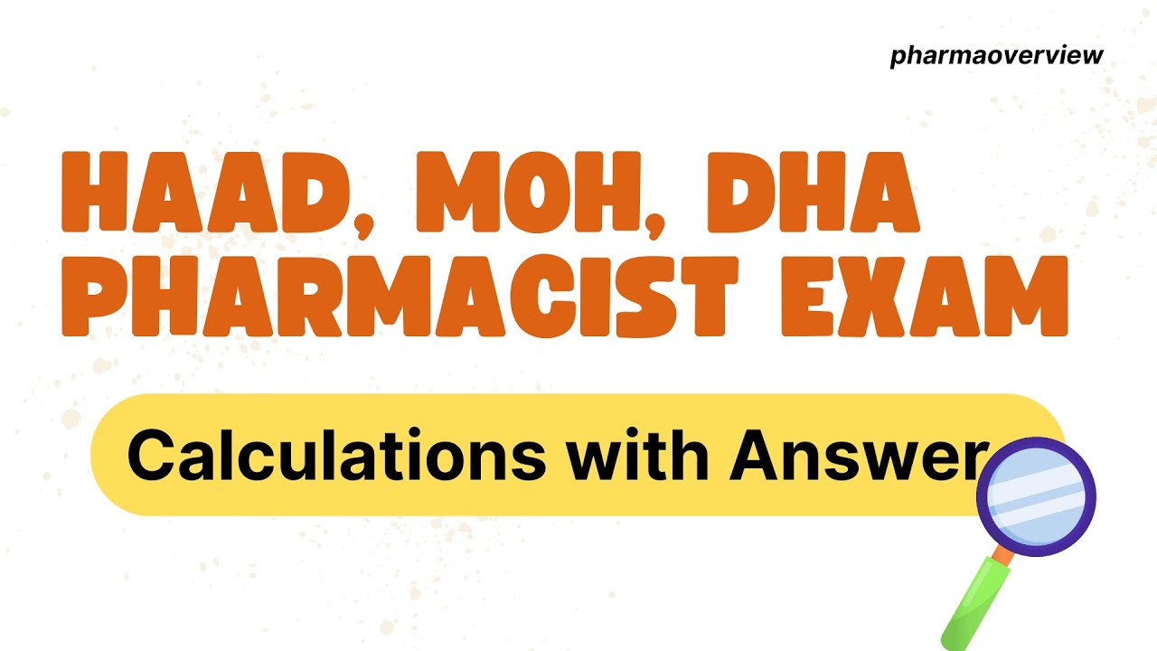 Calculation Questions Asking In HAAD DHA MOH KAPS PEBC Pharmacist calculation-questions-asking-in-haad-dha-moh-kaps-pebc-pharmacist