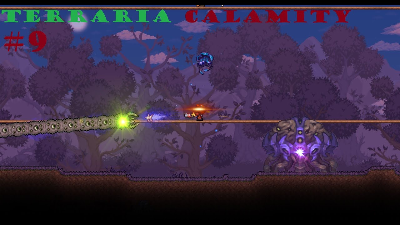 Terraria Calamity Mod #9 | Eater of Worlds Rematch + Meteor | Hamdani ...