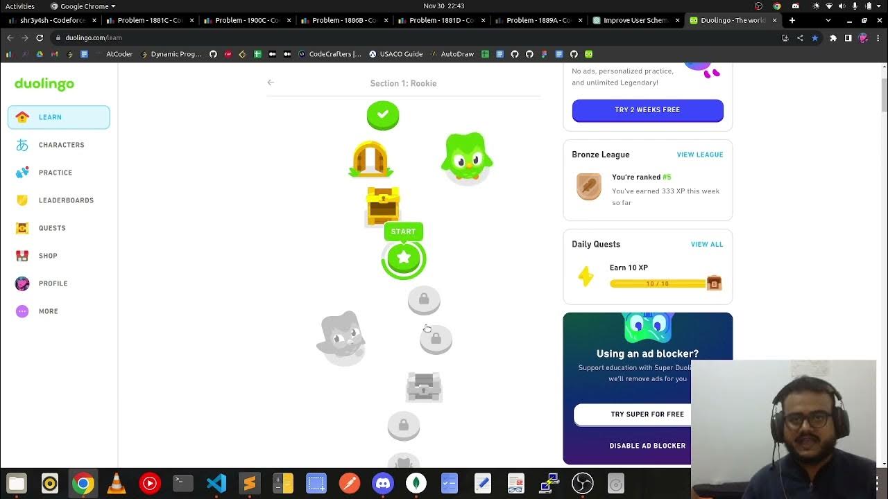 Day 3 Improving Codeforces Learning Japanese Youtube