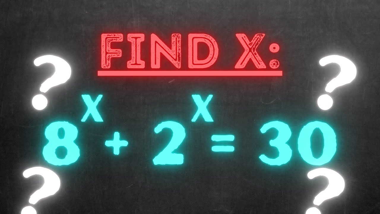 How to solve exponential equations | easy Algebraic simplification ...