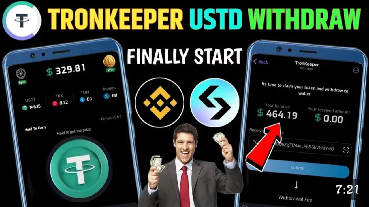 TronKeeper Dollar Withdrawal Process | TronKeeper Mining Bot Withdraw ...