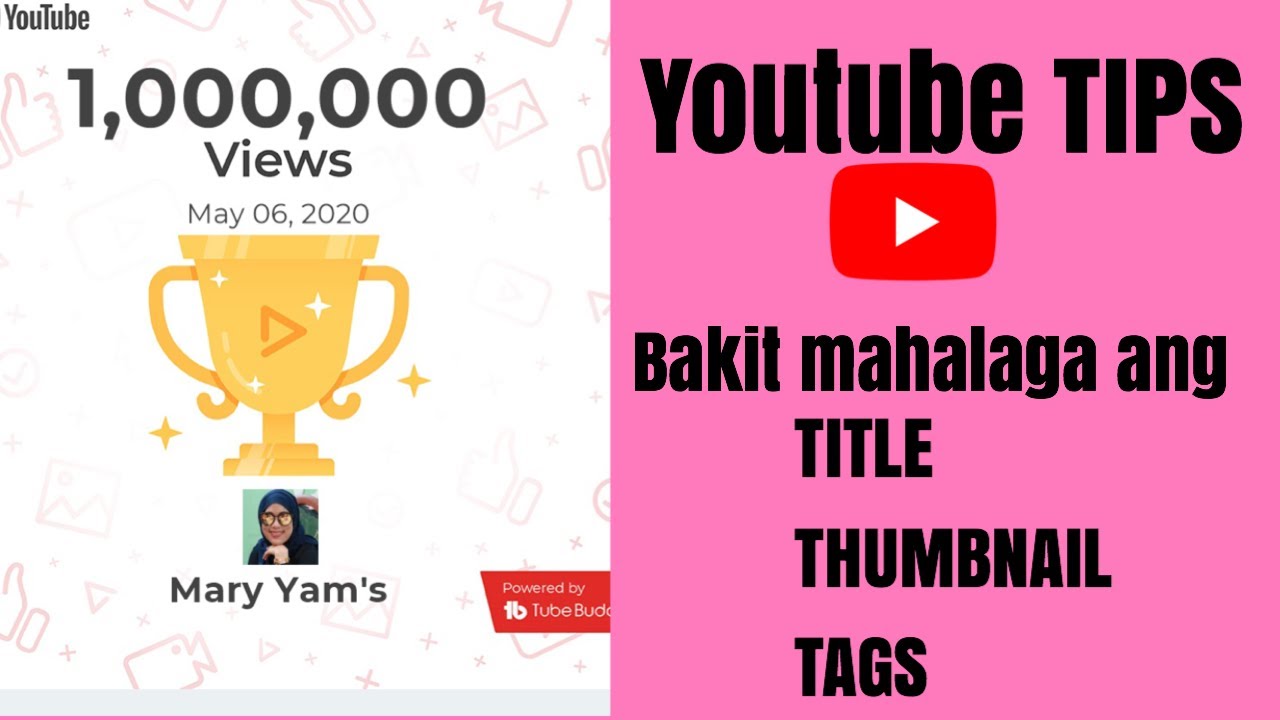 YOUTUBE TIPS//Importance of TITLE,THUMBNAIL and TAGS// Thank you for 1M ...
