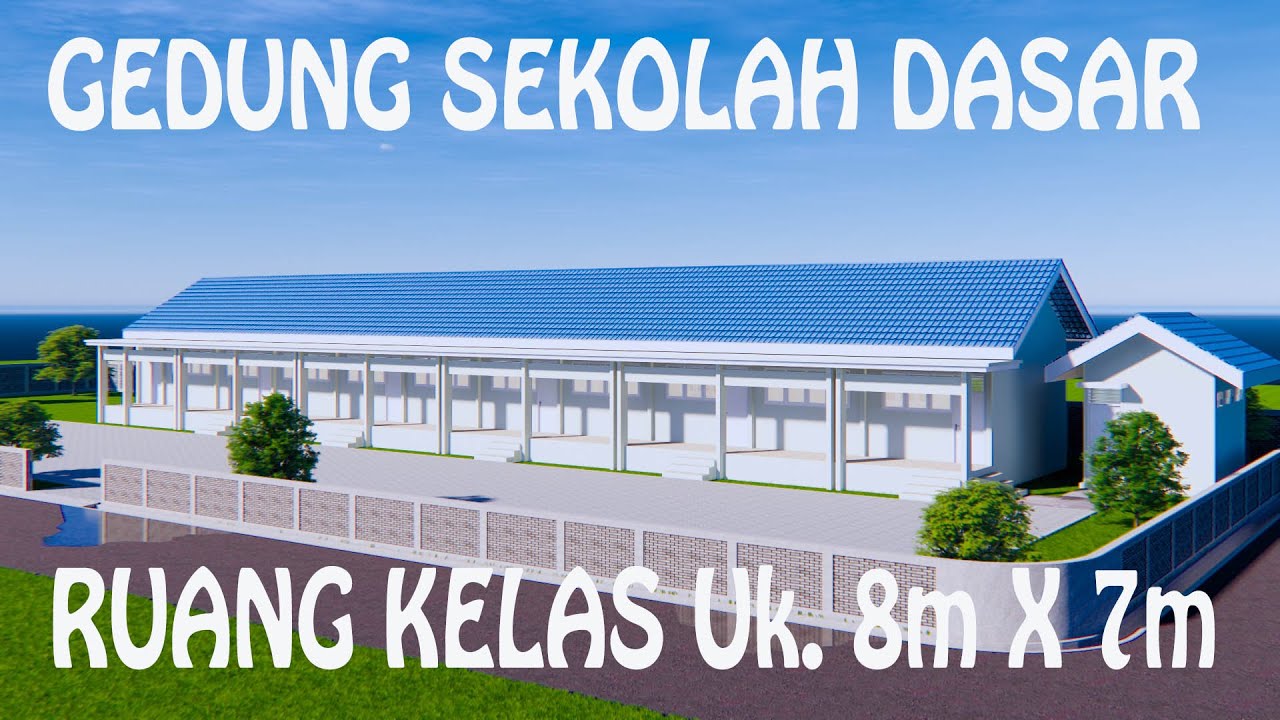 Desain Ruang kelas 1 Lantai - YouTube
