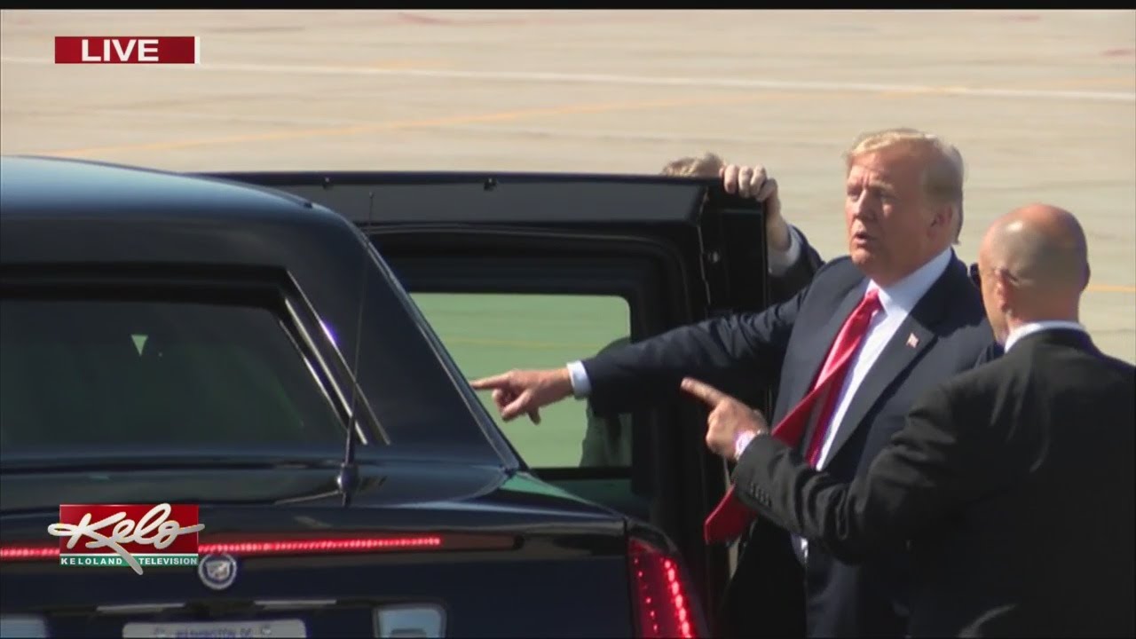 Motorcade to Convention Center - YouTube